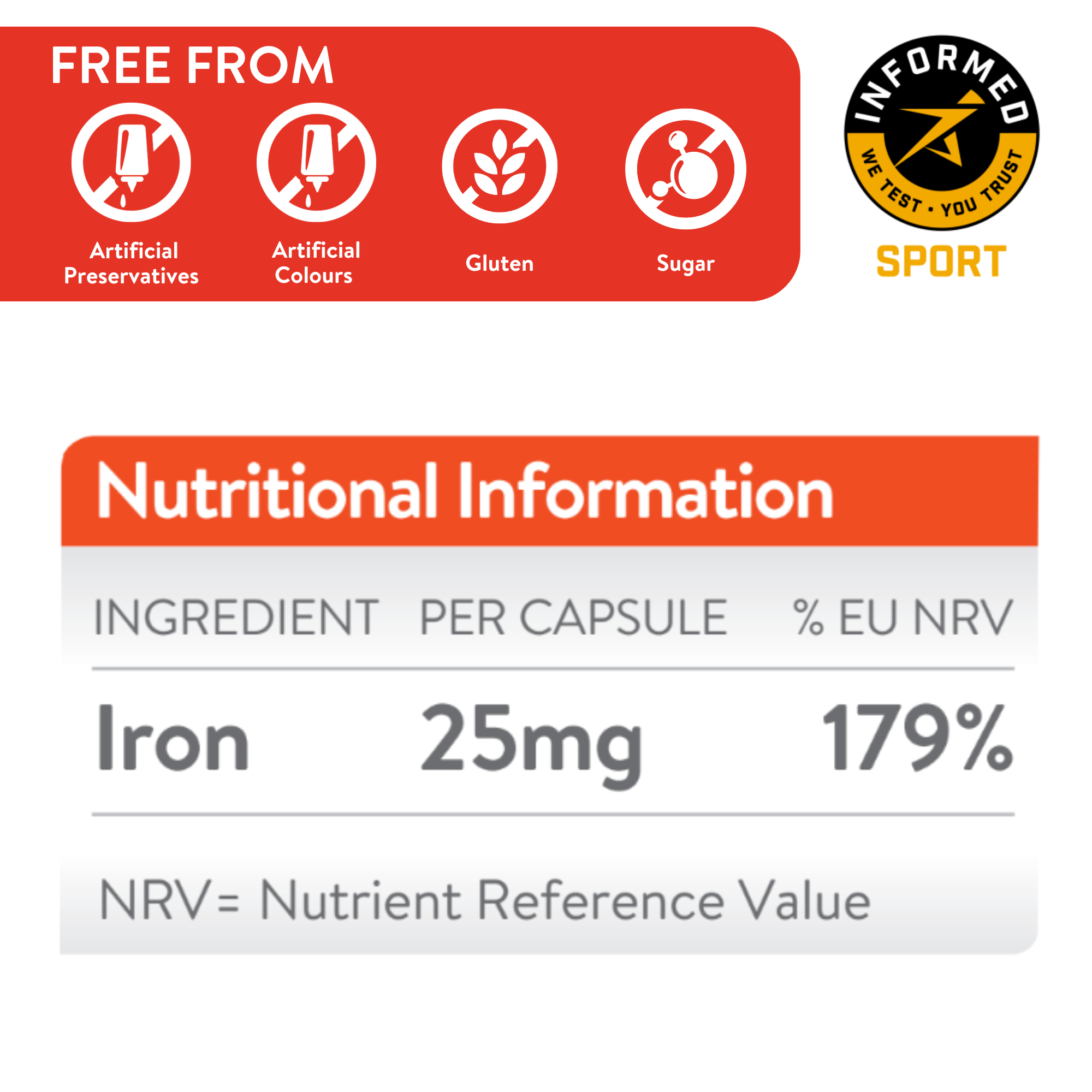 Buy Active Iron Advance 25MG - Strong & Gentle Iron Supplements