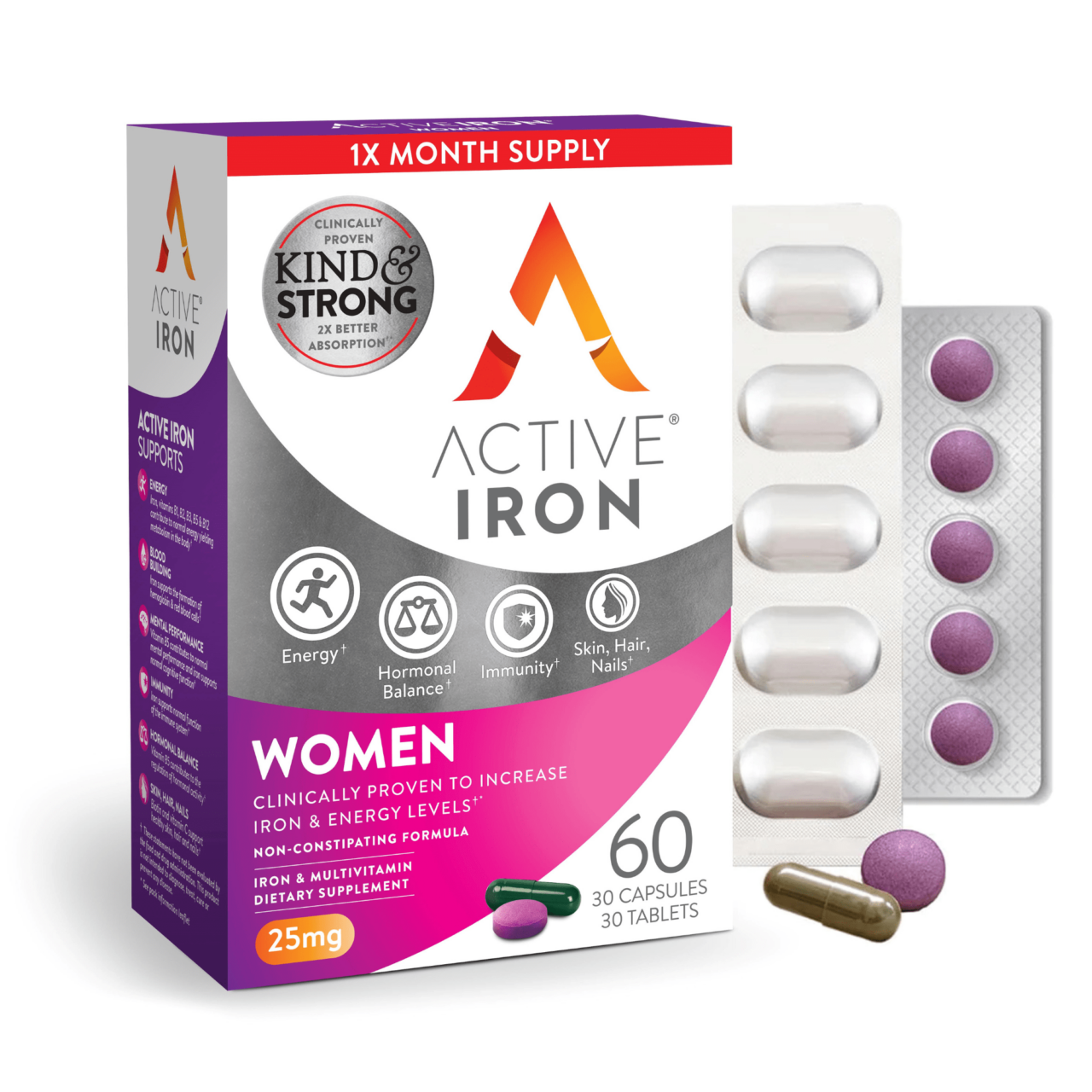 Buy Active Iron Women - Iron Supplement & Multivitamin for Women
