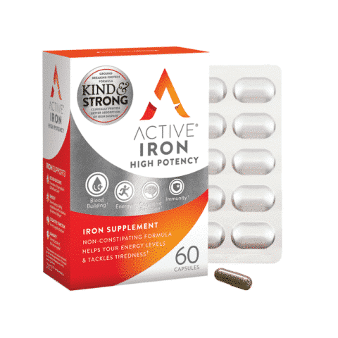 Award Winning Iron Capsules | Iron Supplement | Active Iron 25mg