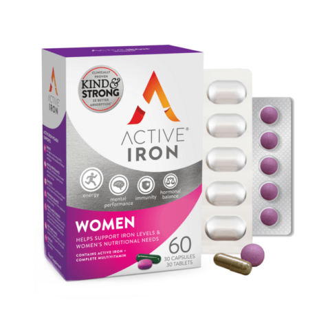 Award Winning Iron Capsules | Iron Supplement | Active Iron 25mg