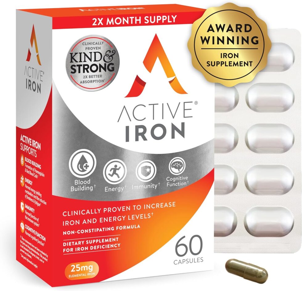 Buy Active Iron 25mg- Strong & Gentle Iron Supplements | Active Iron